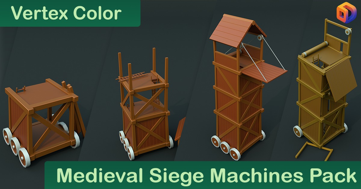 Siege Mashines PACK | 3D 무기 | Unity Asset Store