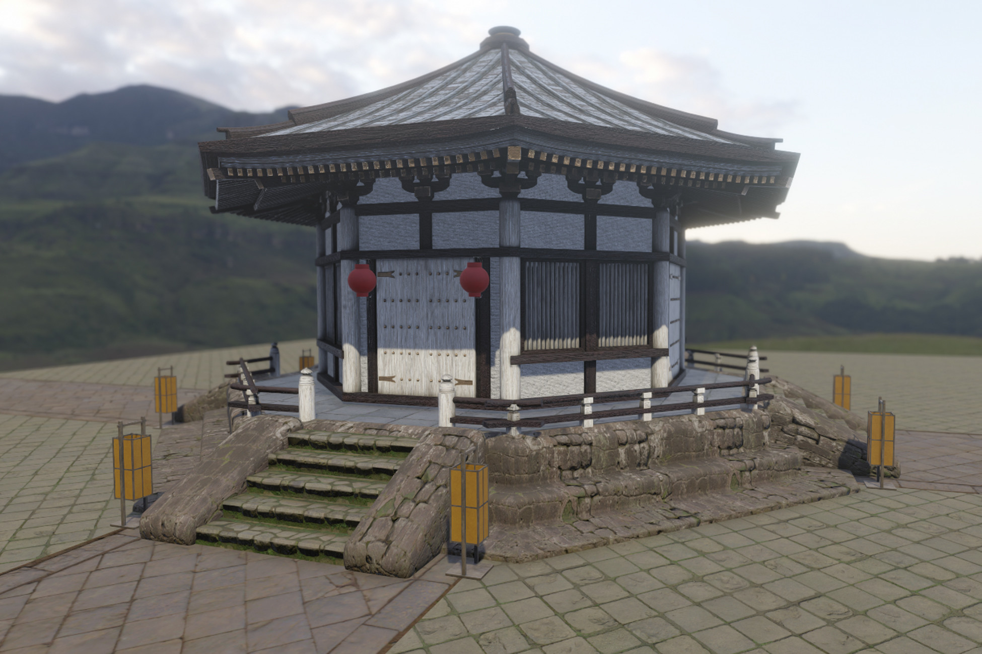 Asian Temple | 3D 역사적 건조물 | Unity Asset Store