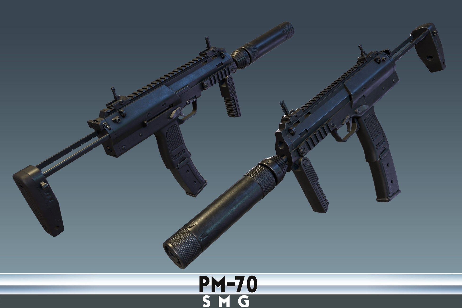 PM-70 | 3D Weapons | Unity Asset Store