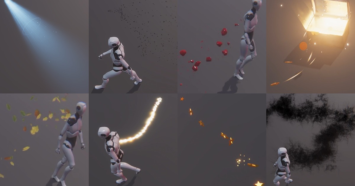 Tracking Particles | 시각 효과 파티클 | Unity Asset Store
