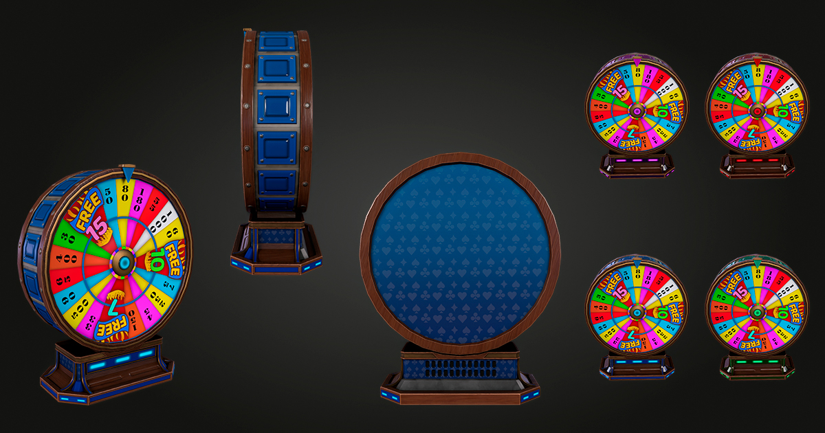 Lucky Spin Machine Vol. 4 | 3D Props | Unity Asset Store
