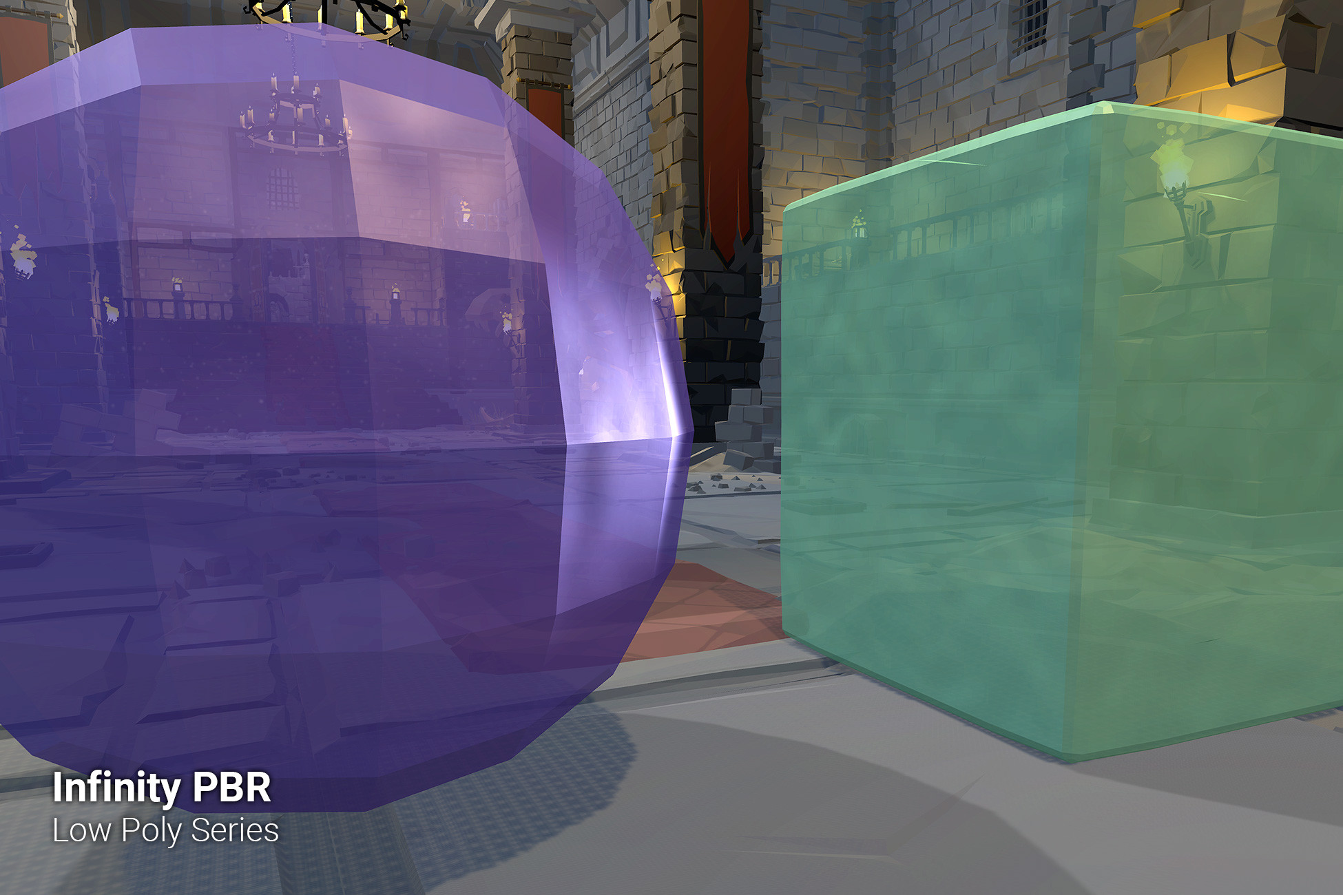 Low Poly Character - Gelly Cube & Sphere - Fantasy RPG | 3D Creatures | Unity Asset Store