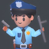 Hypercasual Professions Characters Set