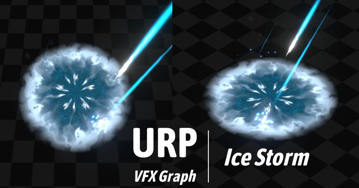 VFX Graph - Ice Storm | Spells | Unity Asset Store