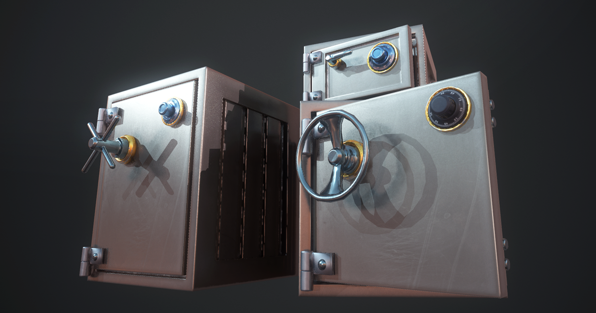 Modular Safe Pack | 3D Props | Unity Asset Store