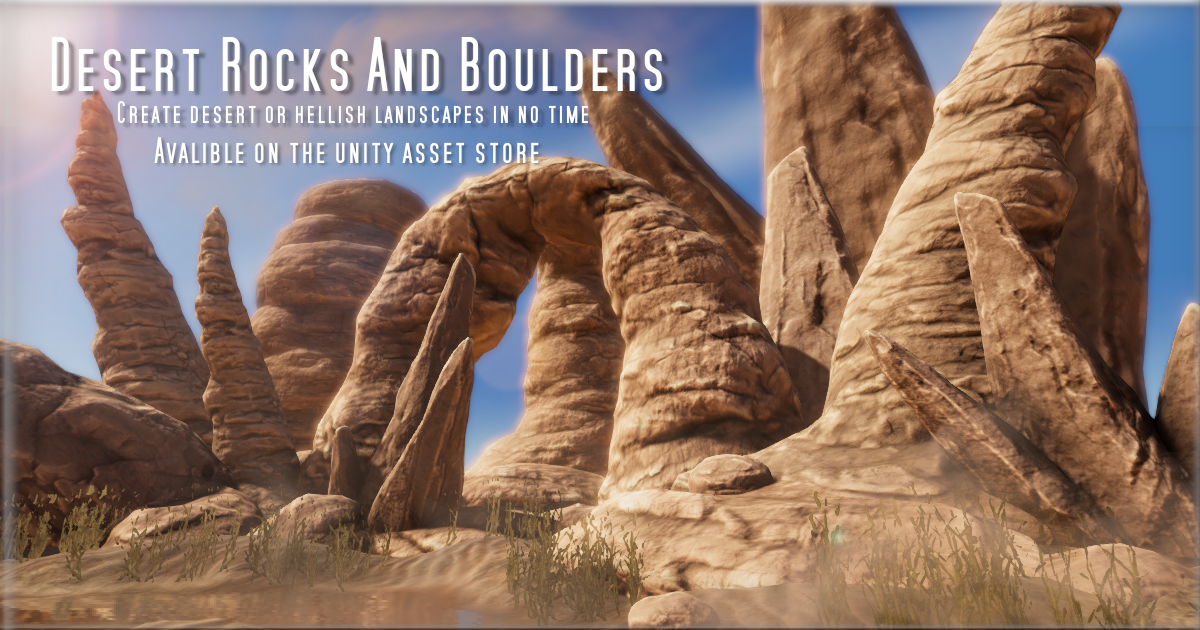 Desert Rocks And Boulders | 3D Landscapes | Unity Asset Store