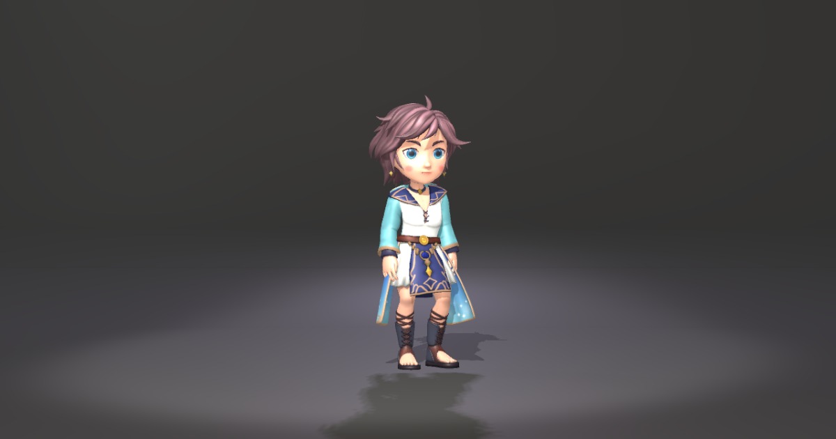 Cute Wizard Girl - 3D RPG Character | Characters | Unity Asset Store