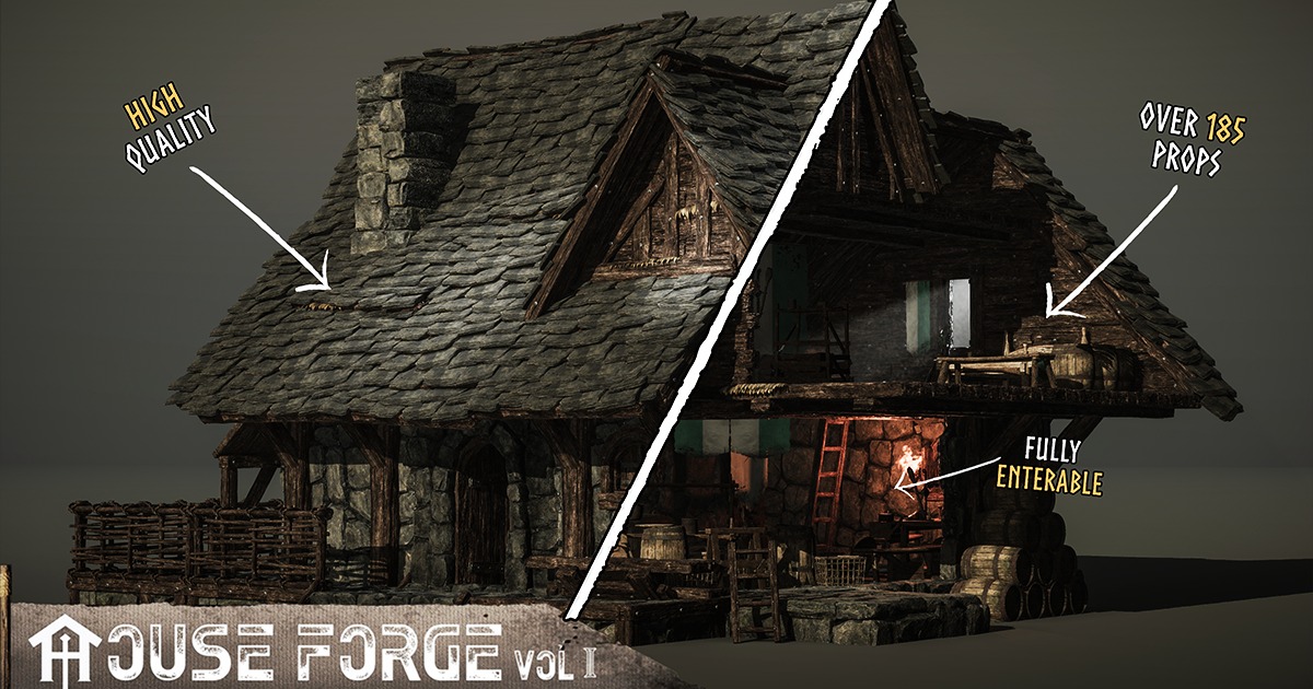 House Forge: Modular House Building Kit (Modular Houses, Medieval ...