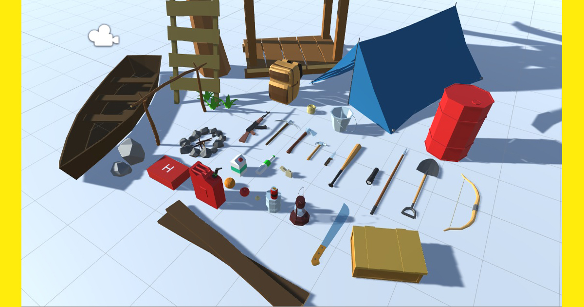 Polygon Survival Pack | 3D Props | Unity Asset Store
