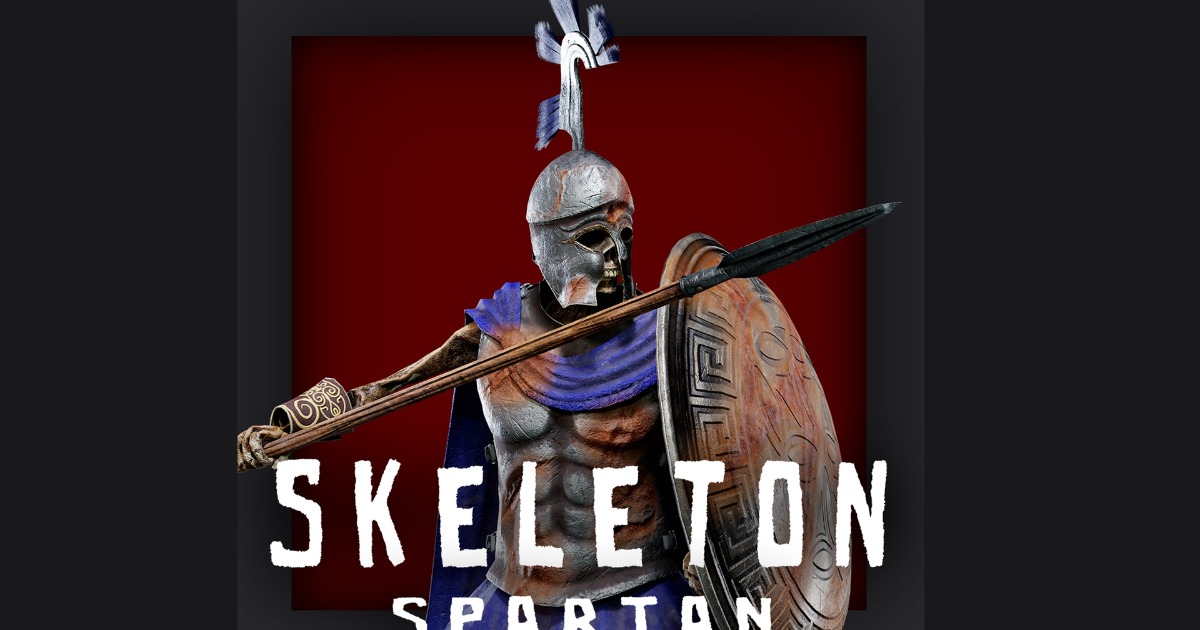 SKELETON ROYAL HOPLITE | 3D Humanoids | Unity Asset Store