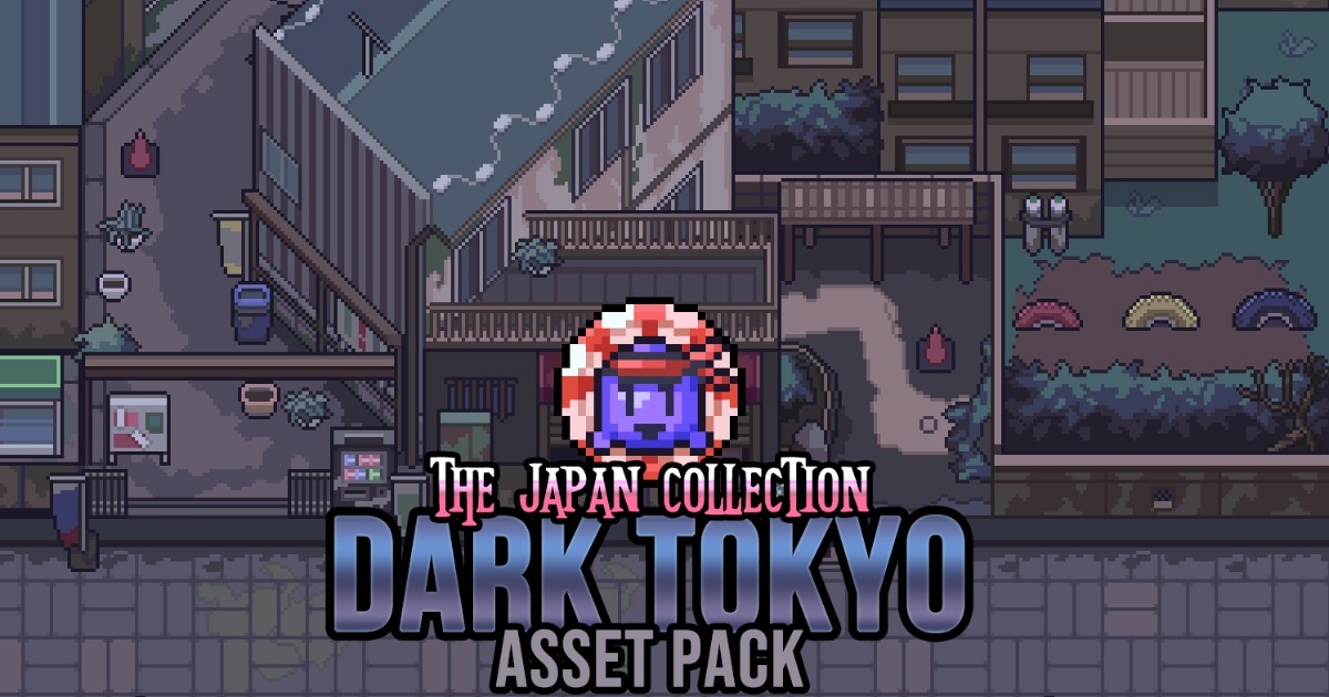 The Japan Collection: Dark Tokyo | 2D Environments | Unity Asset Store