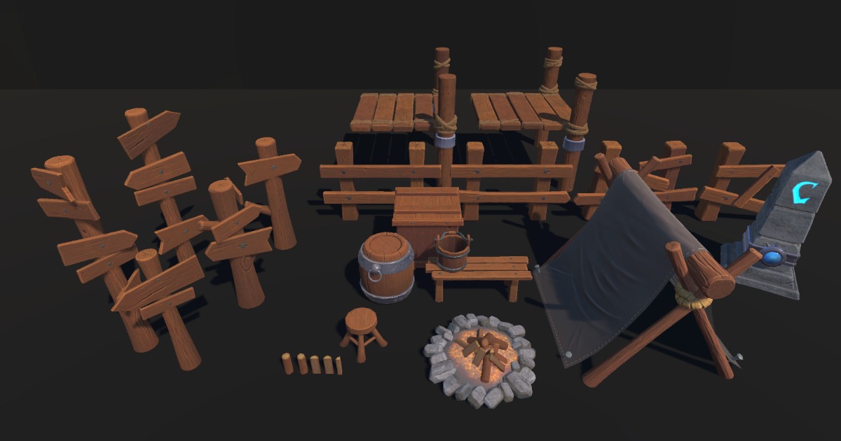 Stylized Fantasy: Props Sample | 3D Props | Unity Asset Store