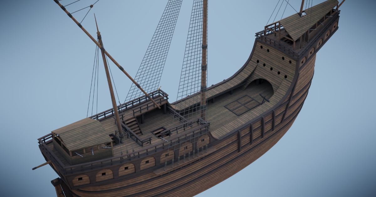 Peter von Danzig (Carrack) [HDRP] | 3D Sea | Unity Asset Store