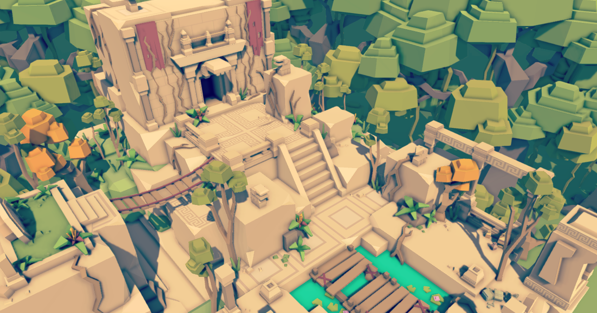 Simple Temples - Cartoon Assets | 3D Fantasy | Unity Asset Store