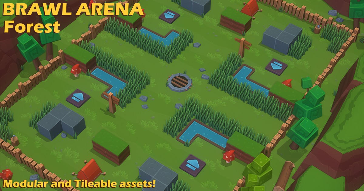 Brawl Arena - Forest | 3D Fantasy | Unity Asset Store