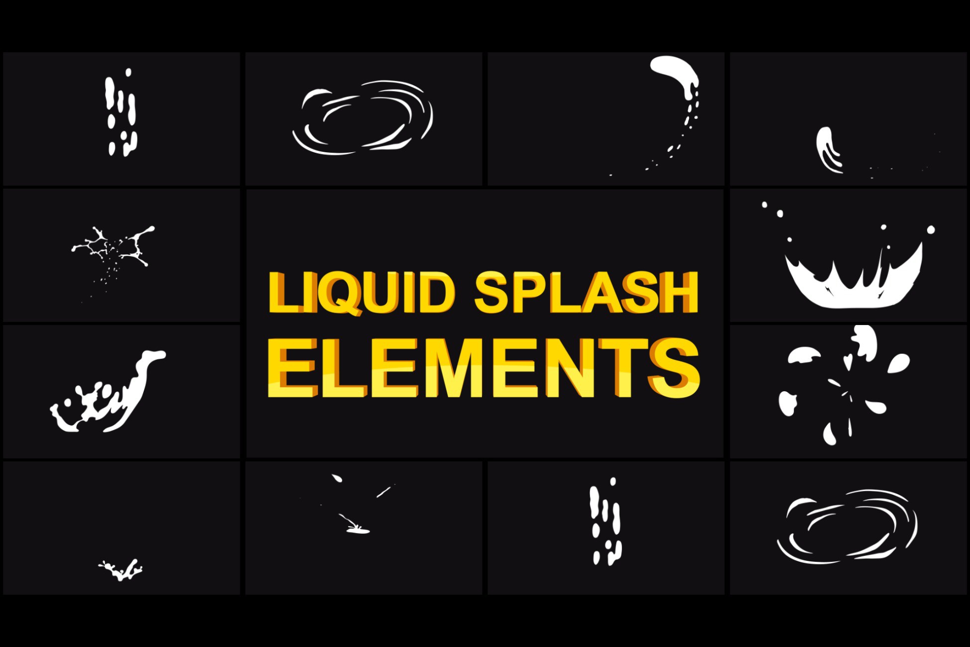 Liquid Splash Elements | 불 & 폭발 | Unity Asset Store