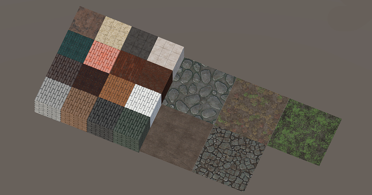 PBR Textures pack - ground, brick, tiles | 2D Textures & Materials ...