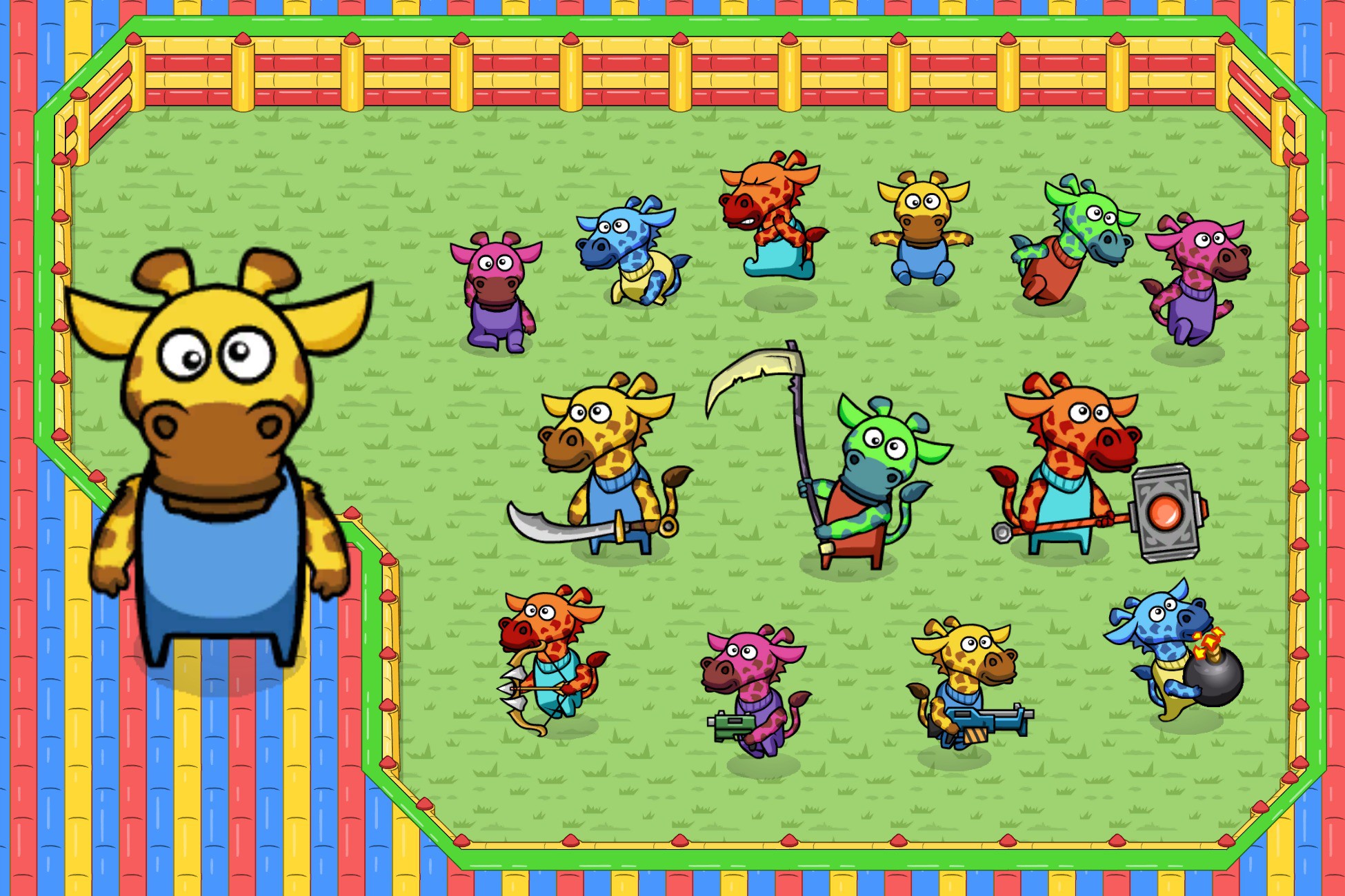 2D Character - Giraffe | 2D Characters | Unity Asset Store