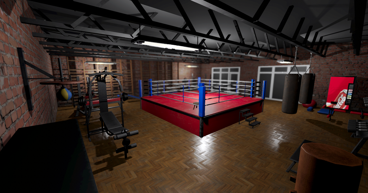 Boxing Gym | 3D Characters | Unity Asset Store