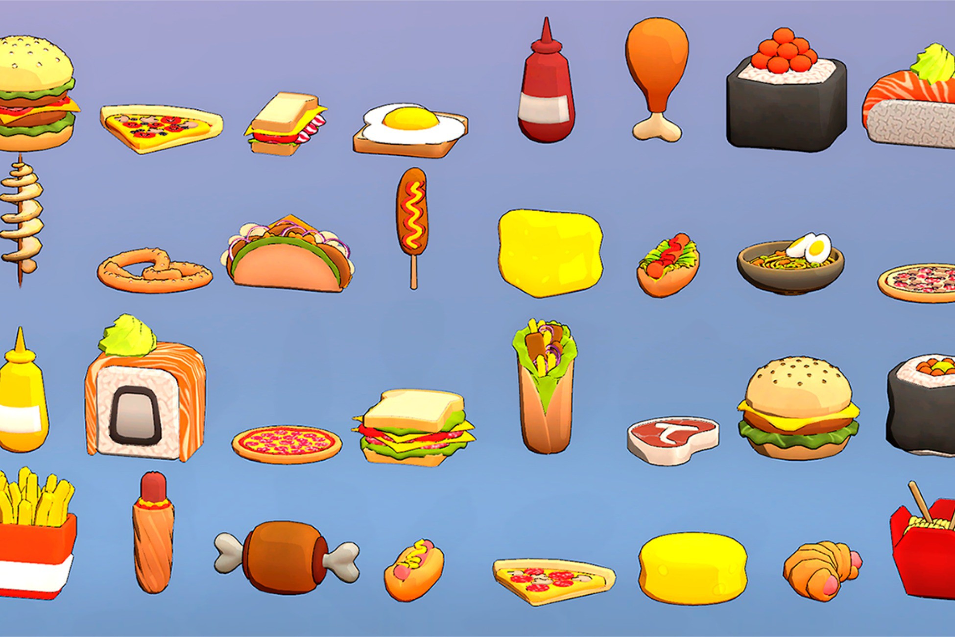 3D Prop Food | 3D Food | Unity Asset Store