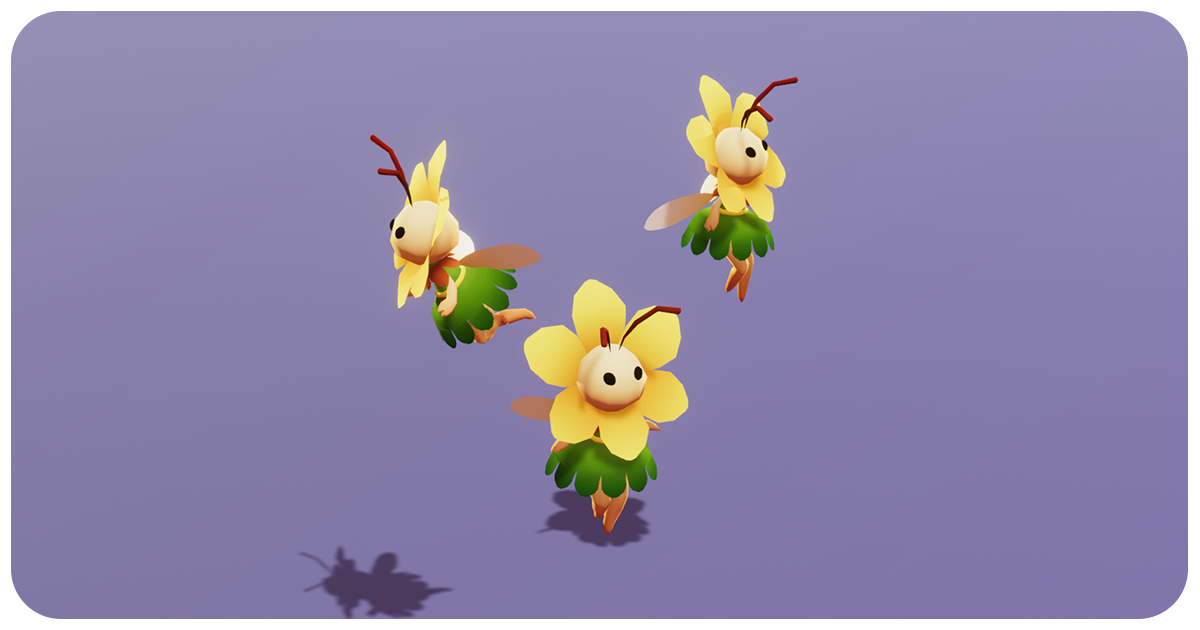 Sunflower Fairy Cute Series | 3D Creatures | Unity Asset Store