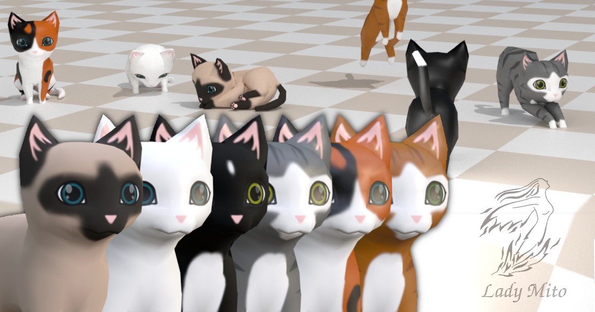 Chibi Cat V1 | Characters | Unity Asset Store