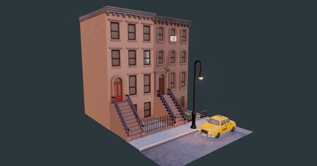 Cute NY Street Set | 3D Props | Unity Asset Store