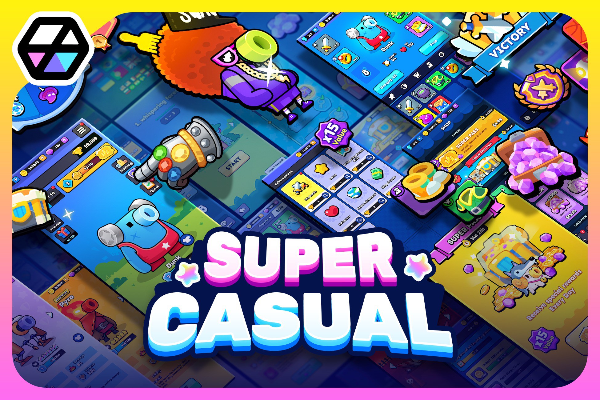 Gui Pro Super Casual 2d Gui Unity Asset Store