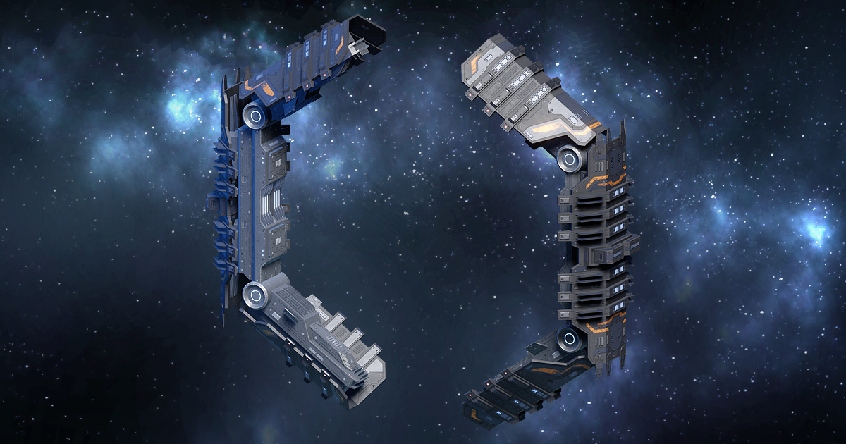Spaceship Jumpgate Type V | 3D Space | Unity Asset Store