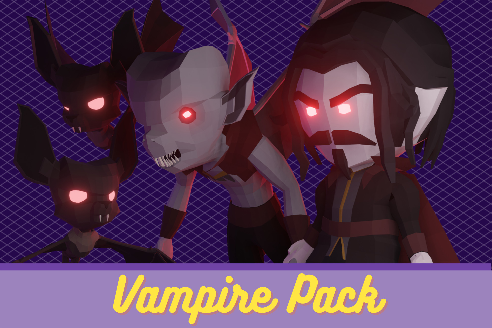Low Poly Vampire Pack | 3D Creatures | Unity Asset Store