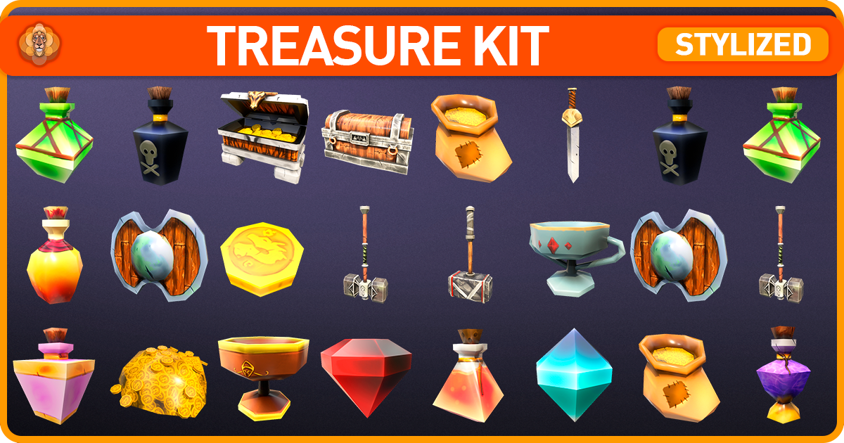 Treasure Chest Kit | 3D Environments | Unity Asset Store