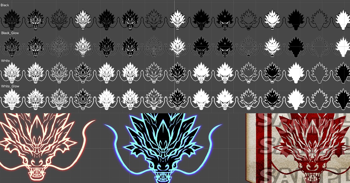Emblem_Dragon | 2D GUI | Unity Asset Store