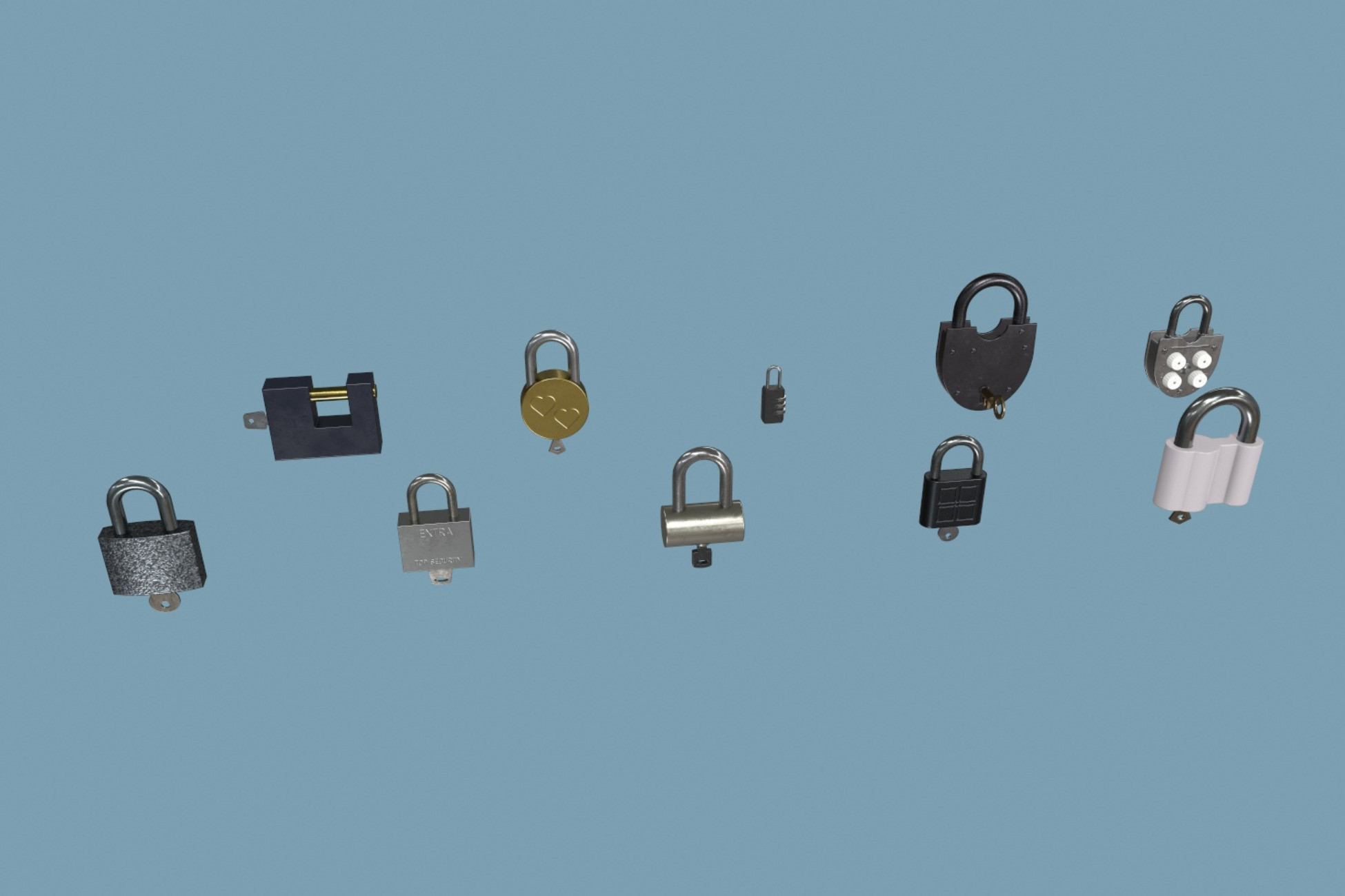 Padlocks Pack | 3D Props | Unity Asset Store
