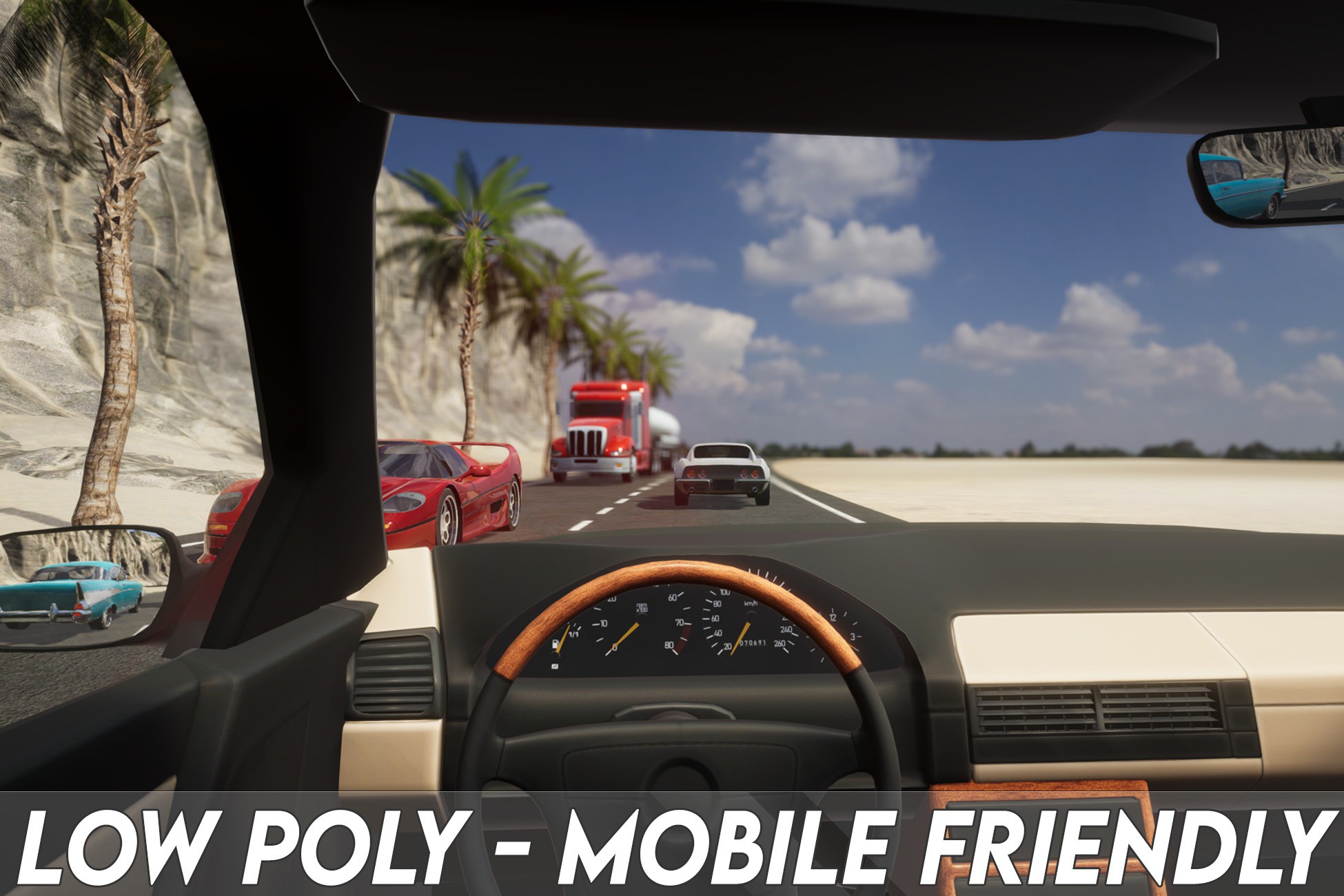 Car interior 40 | 3D Land | Unity Asset Store