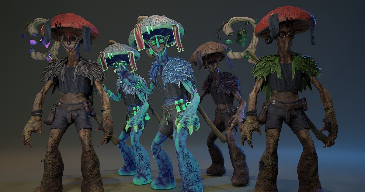 Monster Mushroom 4 | Characters | Unity Asset Store