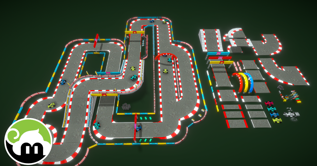 Kart Racing Deluxe Pack | 3D Roadways | Unity Asset Store