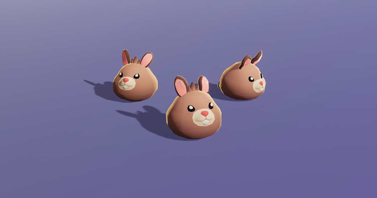 Bunny Cute Series | 3D Creatures | Unity Asset Store