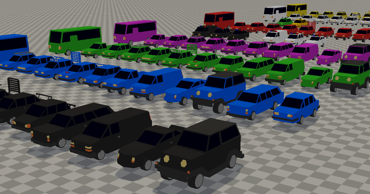 The Ultimate Flat Cars Pack | 3D Land | Unity Asset Store