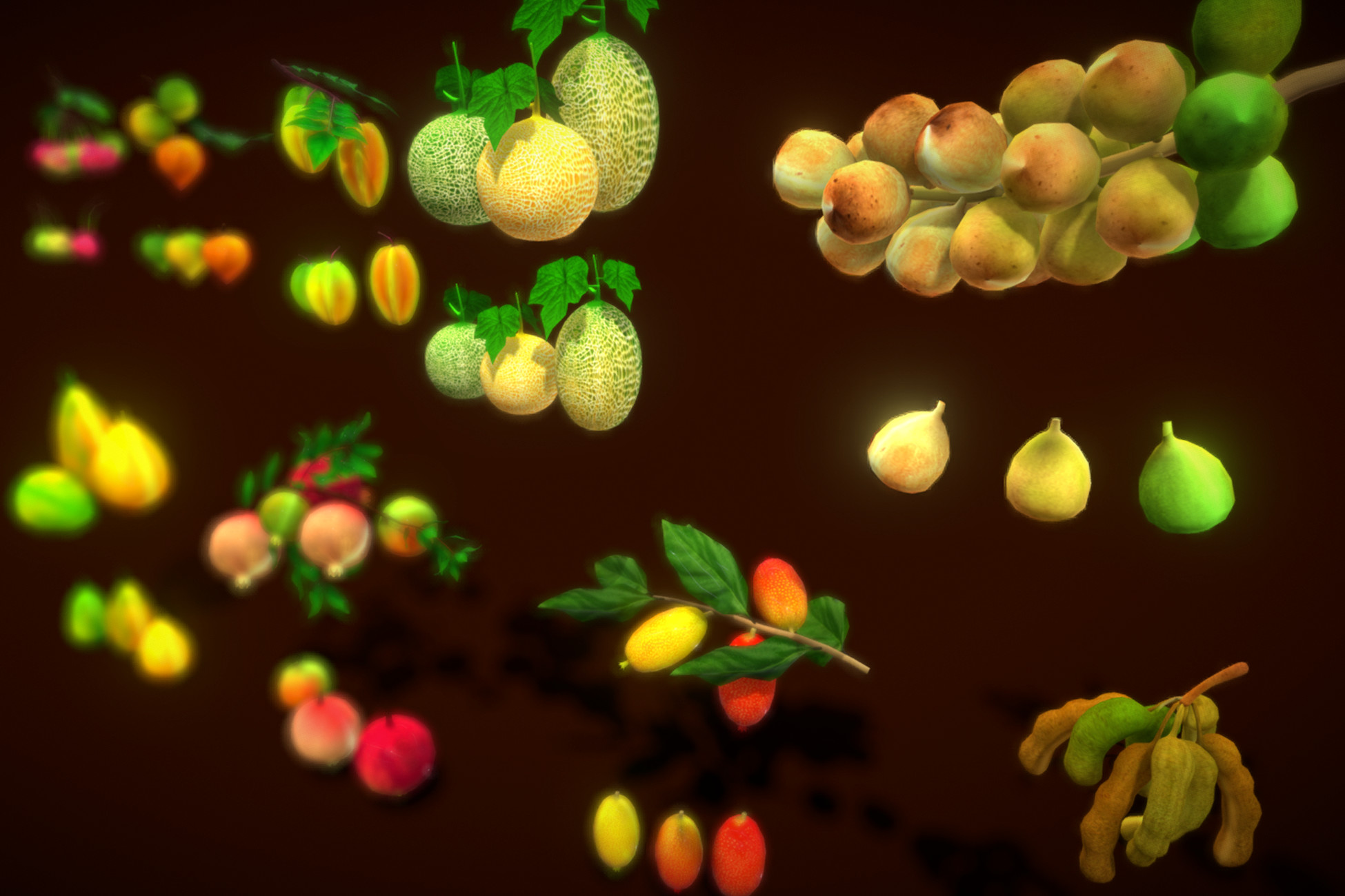 Collection Fruit Path5 | 3D Food | Unity Asset Store