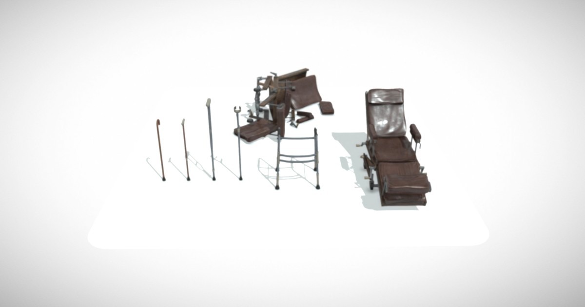 Helper Chair Pack | 3D Interior | Unity Asset Store
