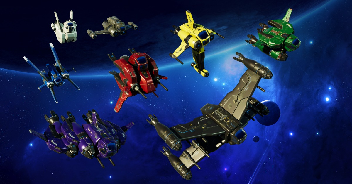 Sci-Fi Modular Spaceship Star Force | 3D Space | Unity Asset Store