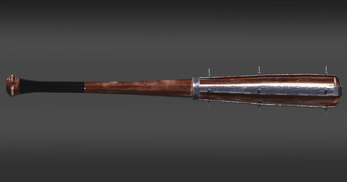 Spiked Bat | 3D Weapons | Unity Asset Store