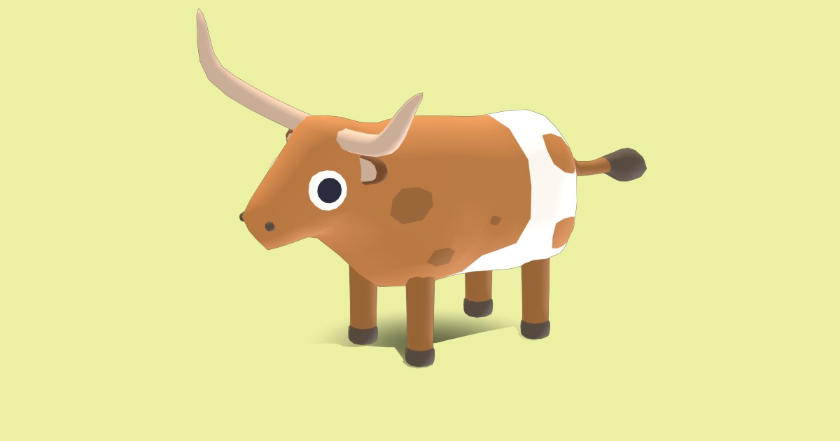 Longhorn - Quirky Series | Characters | Unity Asset Store