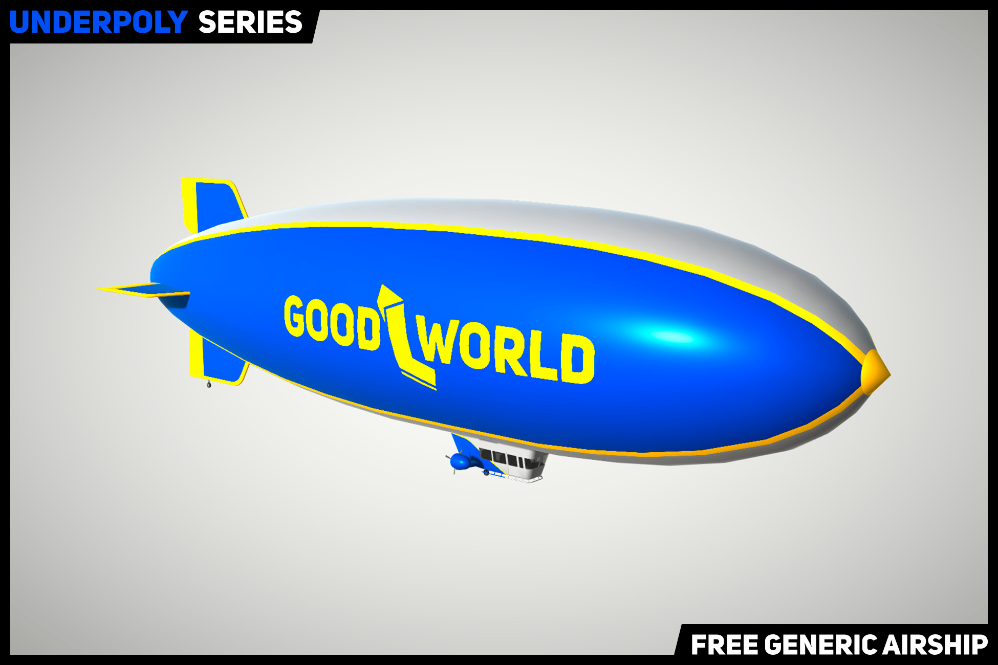 UNDERPOLY: Free Generic Airship | 3D Air | Unity Asset Store