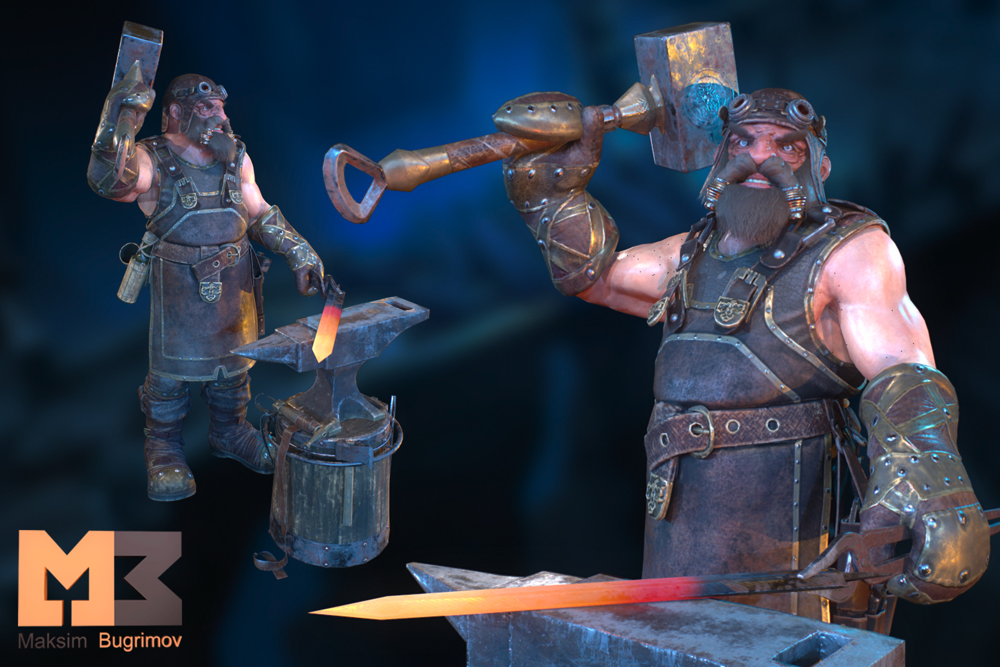 Dwarf Agvid | Characters | Unity Asset Store