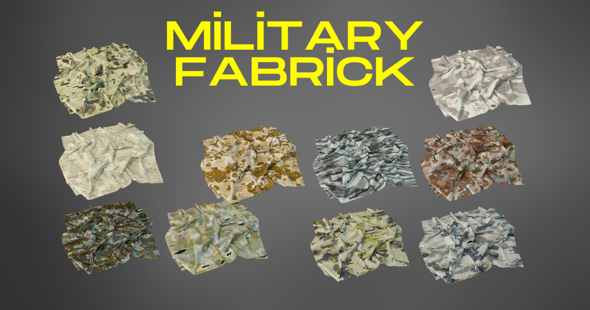 Military Fabrick Materials | 2D Fabric | Unity Asset Store