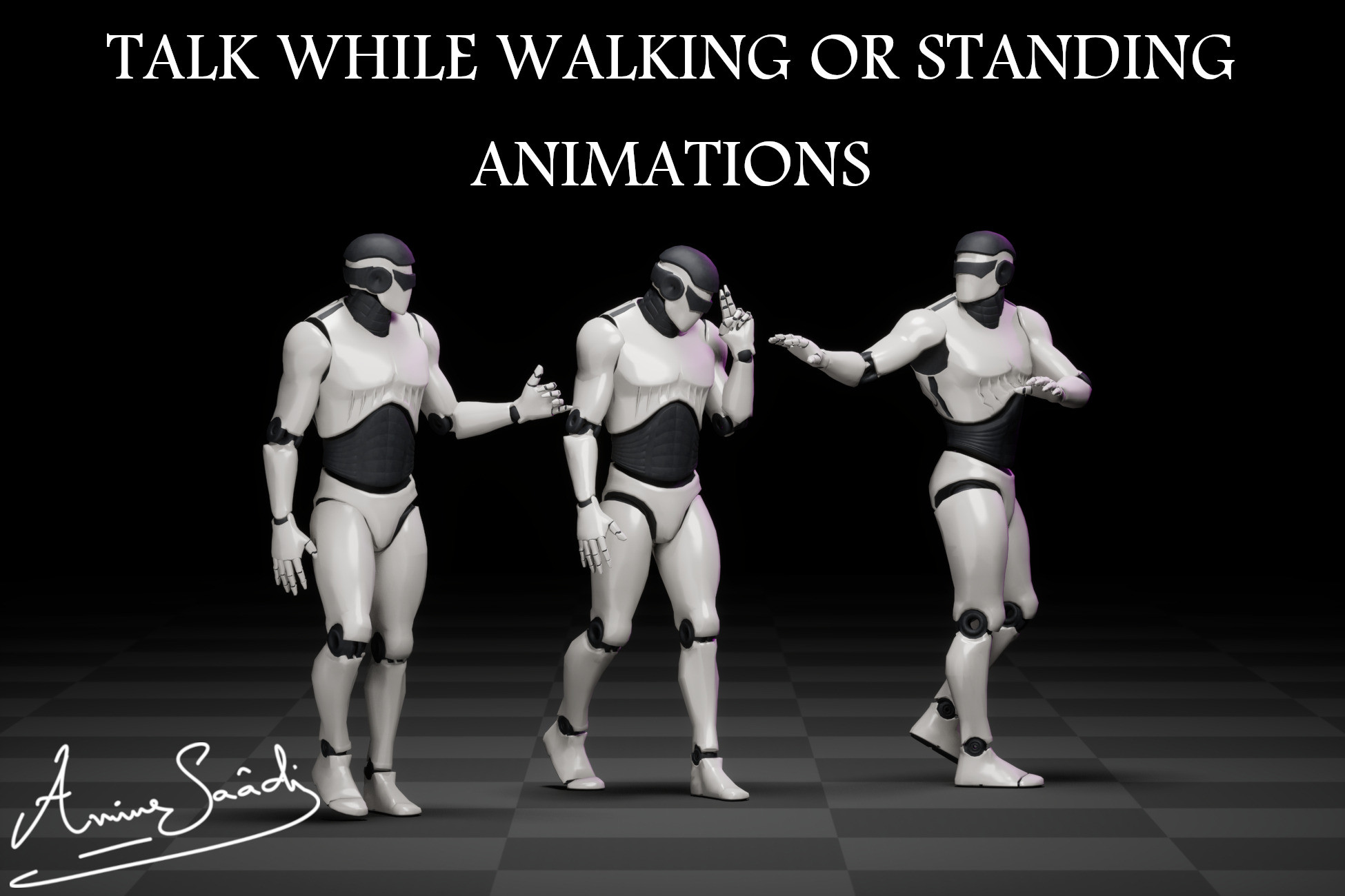 Talk while walking or standing animations | 3D Animations | Unity Asset Store