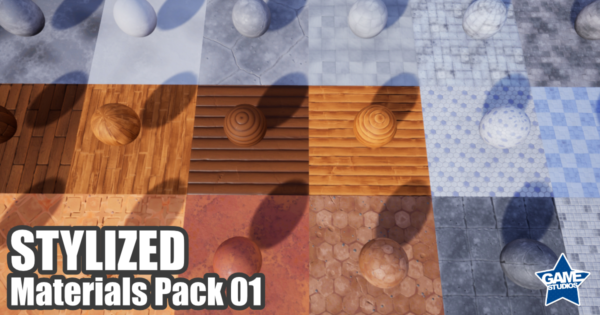 Stylized Materials Pack 01 | 2D Textures & Materials | Unity Asset Store
