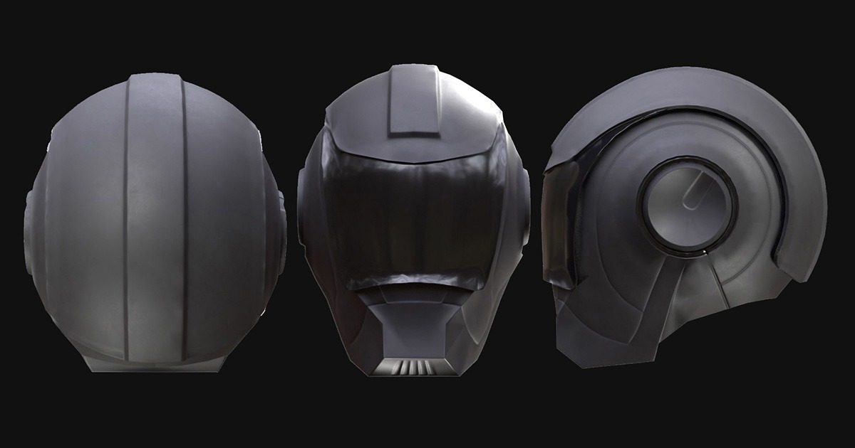 12 Military Helmet - Male/Female - Rigged Humanoid Skeleton | 3D ...