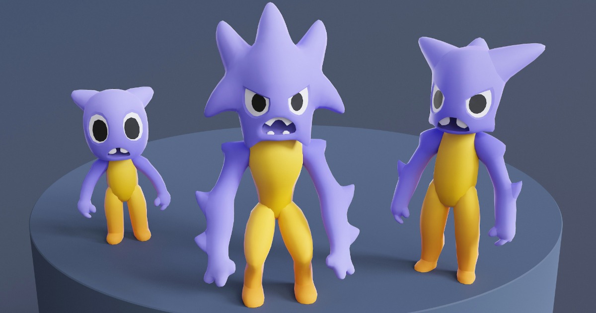 Cartoon Characters - Spike Warriors | 3D Creatures | Unity Asset Store
